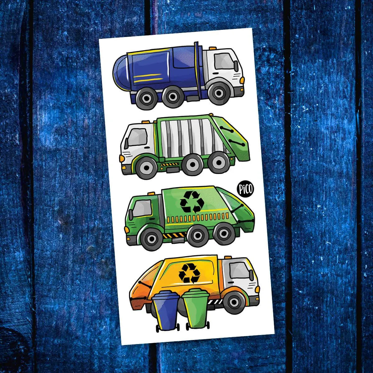 Recycling Truck Tattoos - Eco-Friendly Fun | PiCO Tatoo